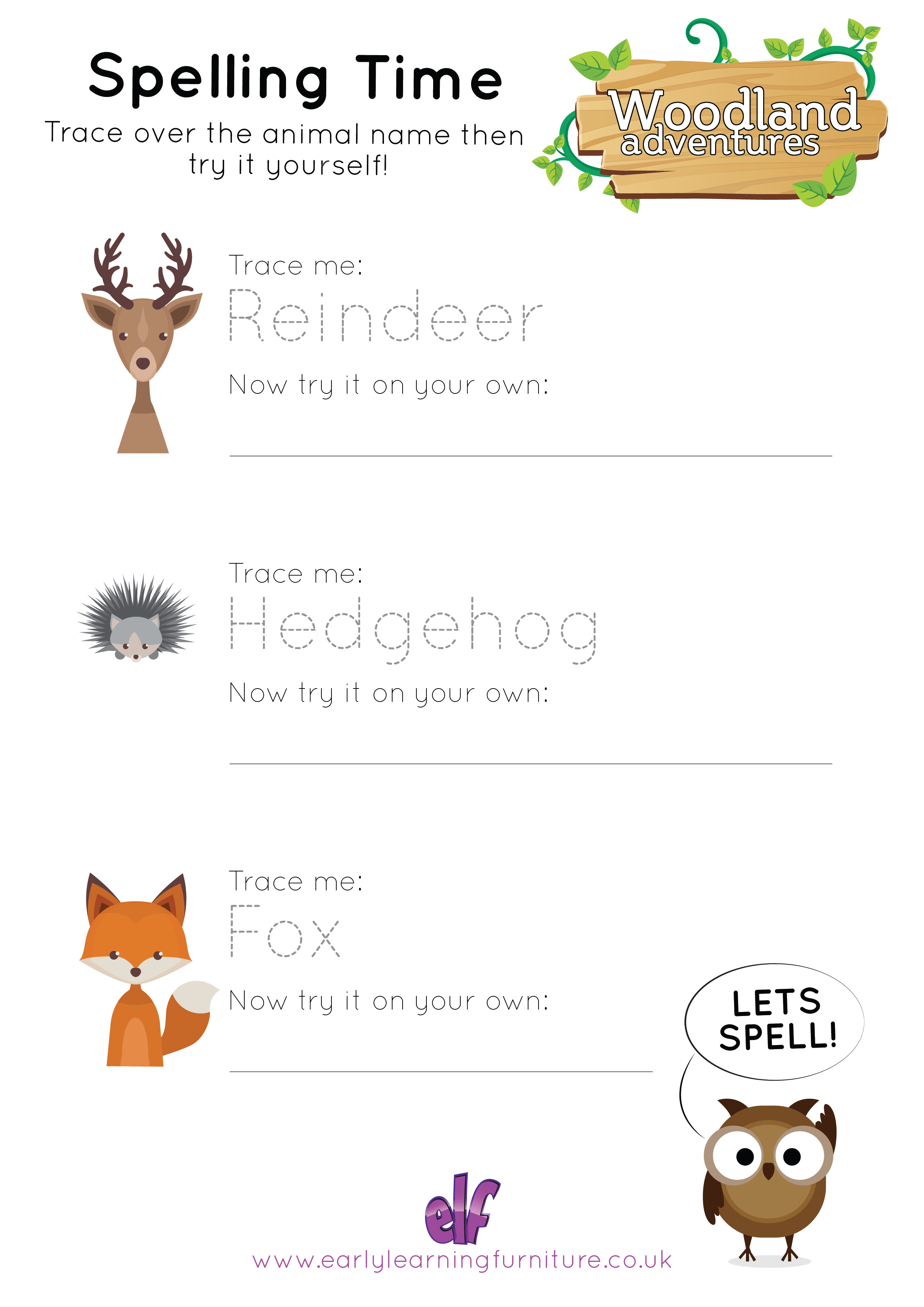 Woodlands Printable Worksheets | FREE Teaching Resource