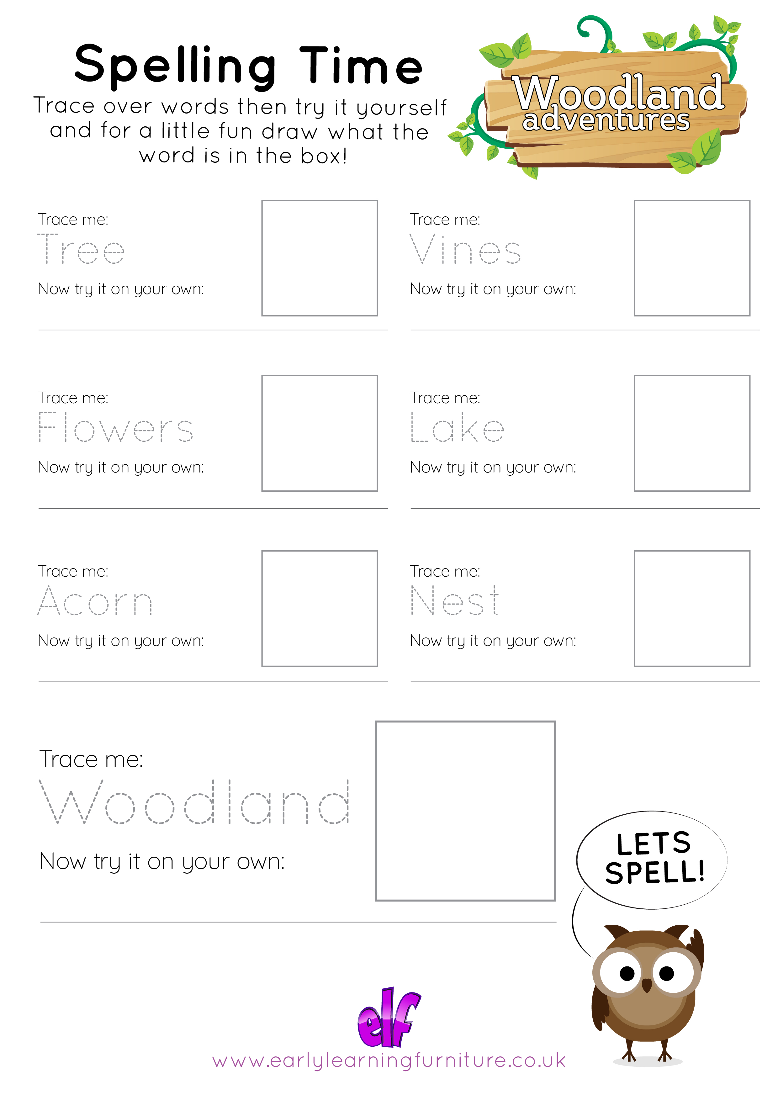 Woodlands Printable Worksheets | FREE Teaching Resource